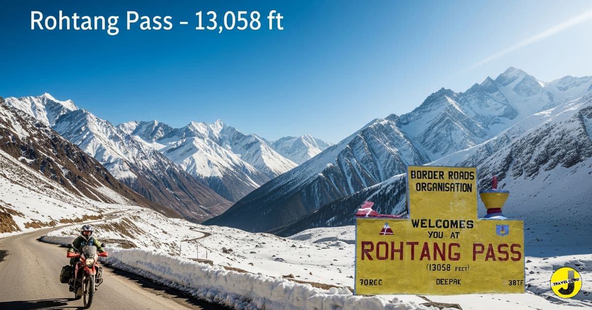 Rohtang Pass Height And Altitude in Feet – 2025 Guide